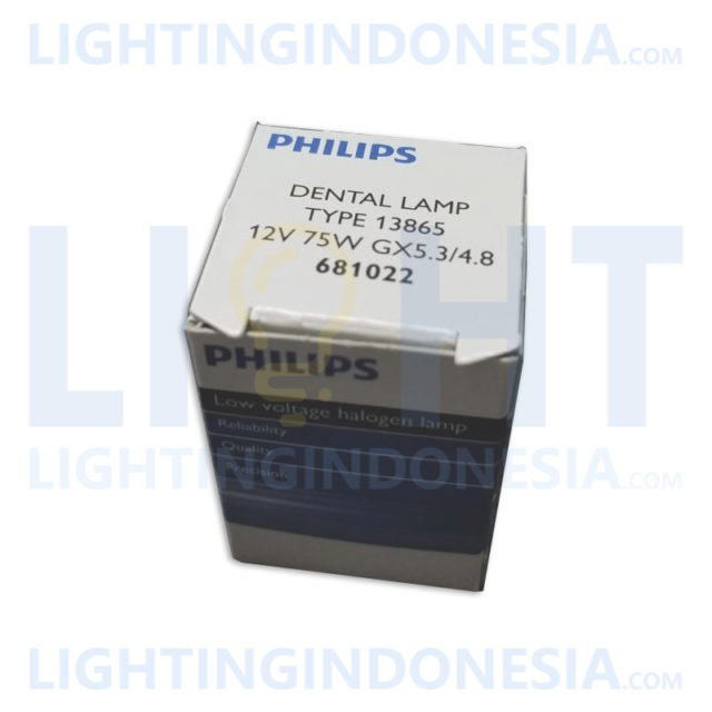 PHILIPS Dental Halogen Lamp 13865 12V 75W GX5.3/4.8 Lampu Dokter Gigi ...
